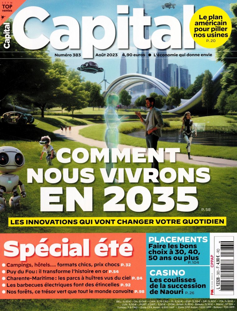 Capital n° 382 – Abonnement Capital | Abonnement magazine par Toutabo.com