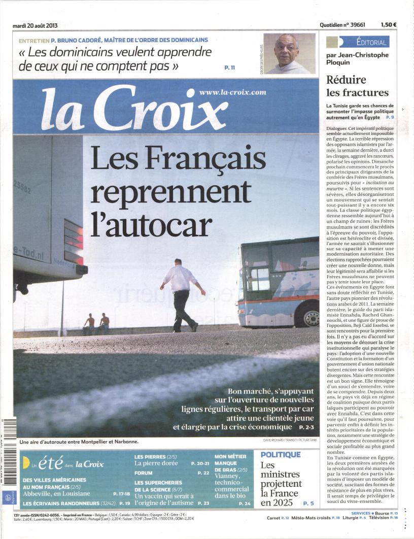 La Croix n° 820 – Abonnement La Croix | Abonnement magazine par Toutabo.com
