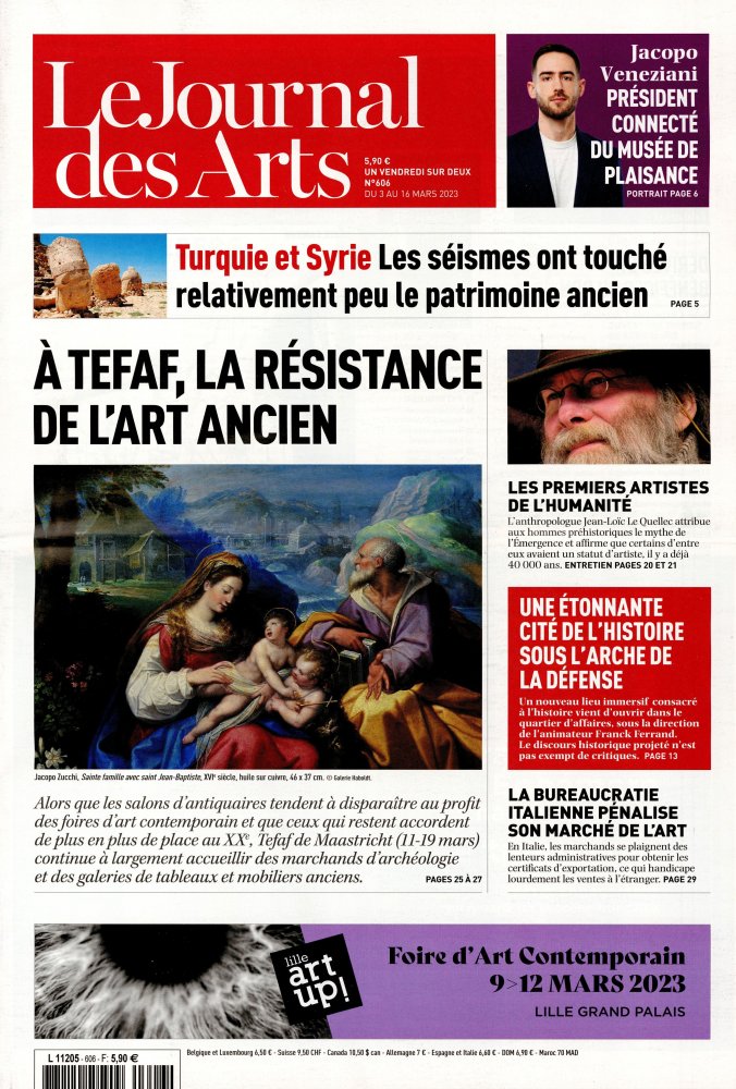 Le Journal des Arts n° 606 – Abonnement Le Journal des Arts ...