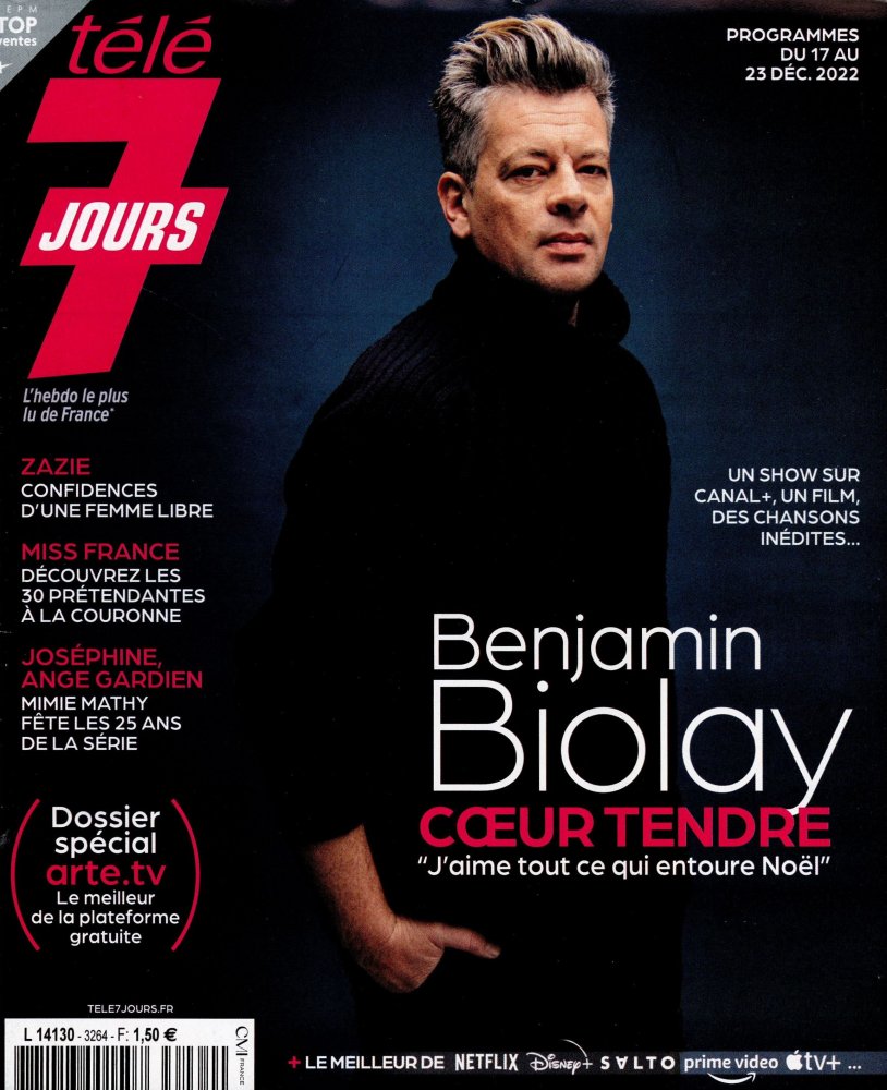 Télé 7 Jours n° 3264 – Abonnement Télé 7 Jours | Abonnement magazine ...