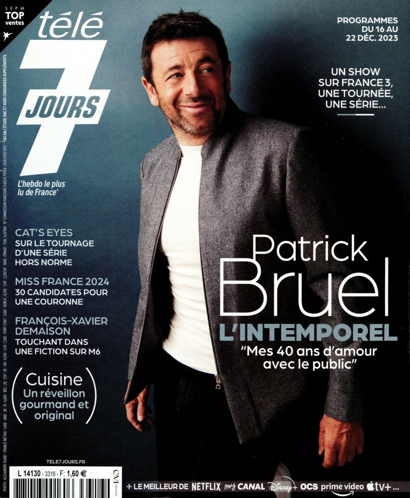 Télé 7 Jours n° 3316 – Abonnement Télé 7 Jours | Abonnement magazine ...