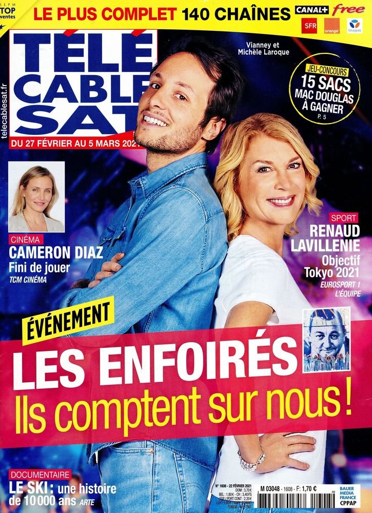Télé Cable Sat Hebdo n° 1608 – Abonnement Télé Cable Sat Hebdo ...