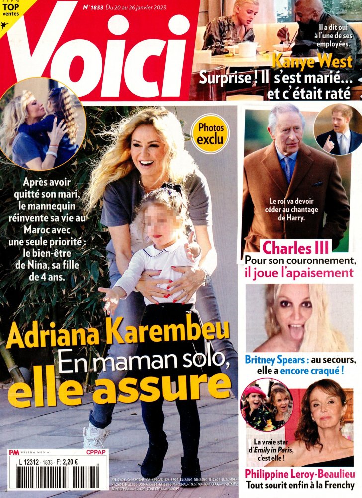 Voici n° 1833 – Abonnement Voici | Abonnement magazine par Toutabo.com